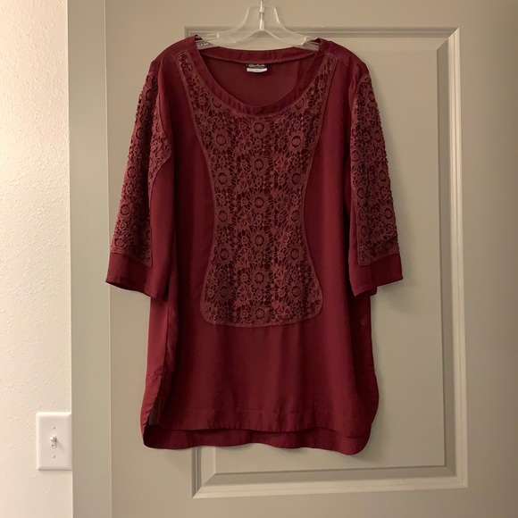 Collegiate Outfitters | Tops | Maroon Burgundy Tunic Top | Poshmark